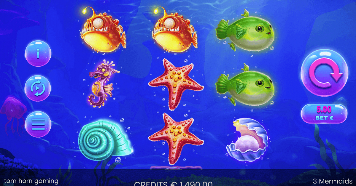 Tom Horn Gaming | Tom Horn Gaming launches new slot 3 Mermaids