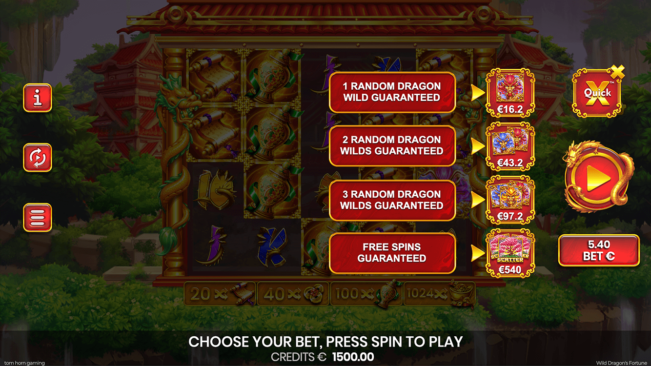 Tom Horn Gaming | Wild Dragon’s Fortune