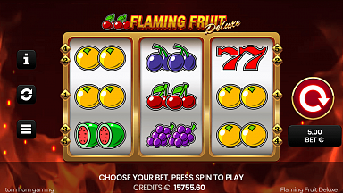 Tom Horn Gaming | Flaming Fruit Deluxe