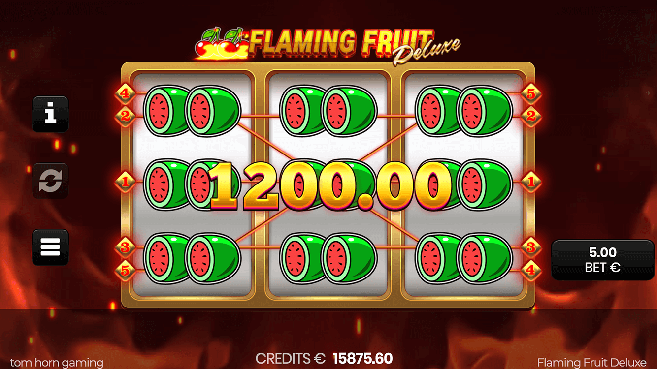 Tom Horn Gaming | Flaming Fruit Deluxe