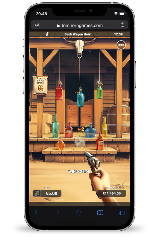 Tom Horn Gaming | Bank Wagon Heist