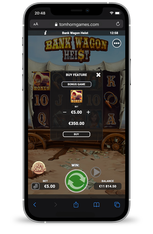 Tom Horn Gaming | Bank Wagon Heist